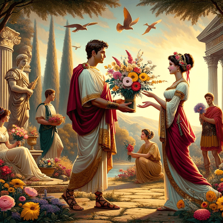 The History of Giving Flowers on Valentine's Day